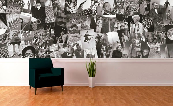 Fotomural Life en Collage | Papel Pintado Barcelona